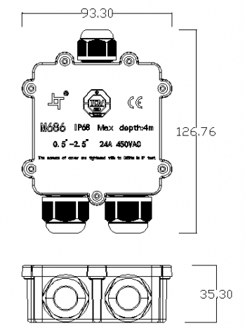 3-way Junction Box SLAM686-Y - Switch Lighting