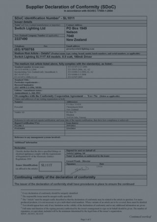 LED Lighting Product Specs and Catalogue| Switch Lighting NZ