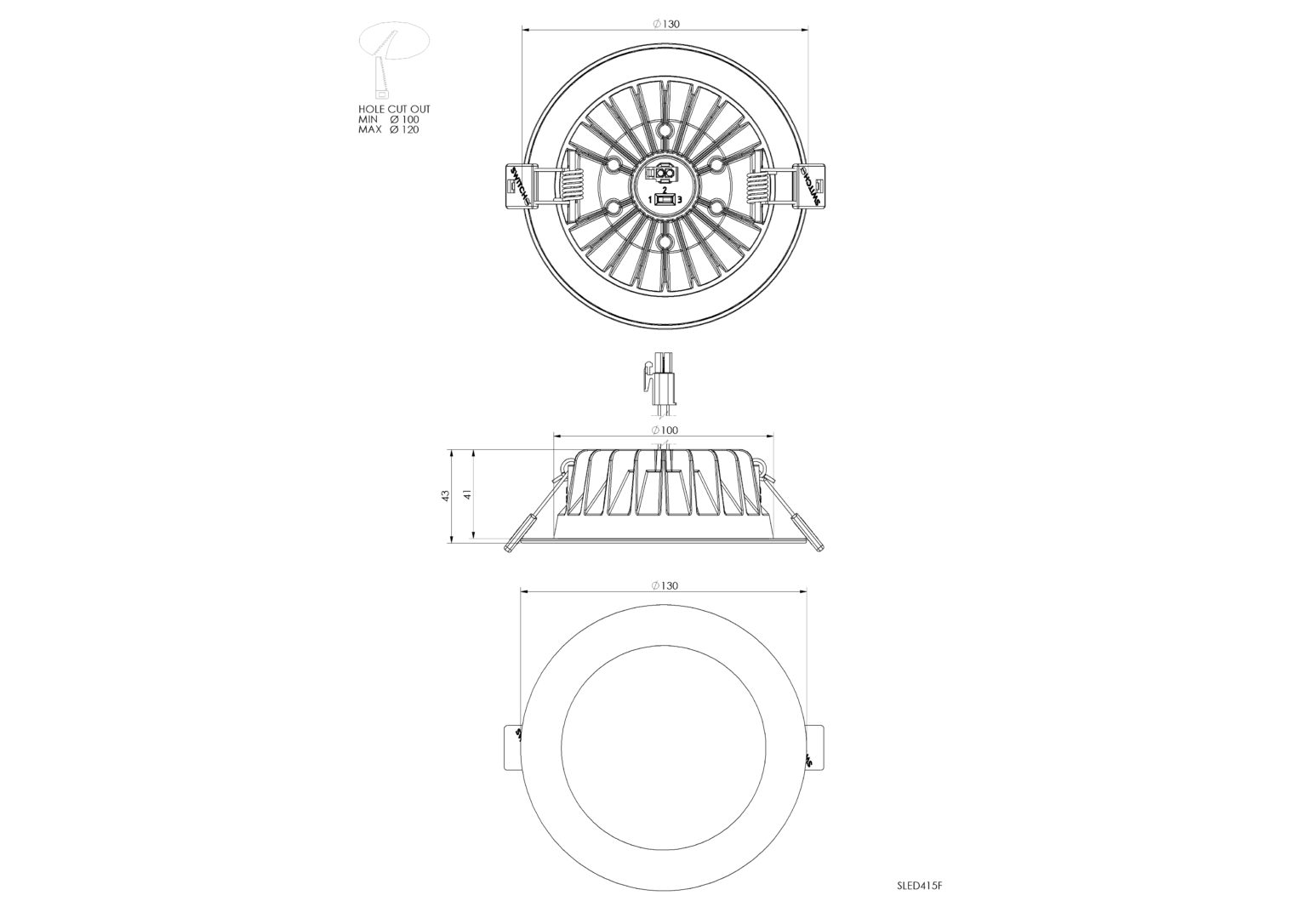 sLED DOME - Switchable CCT | Switch Lighting NZ